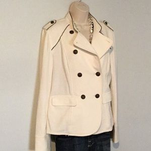 Express | Jackets & Coats | Pea Coat Cream Color | Poshmark